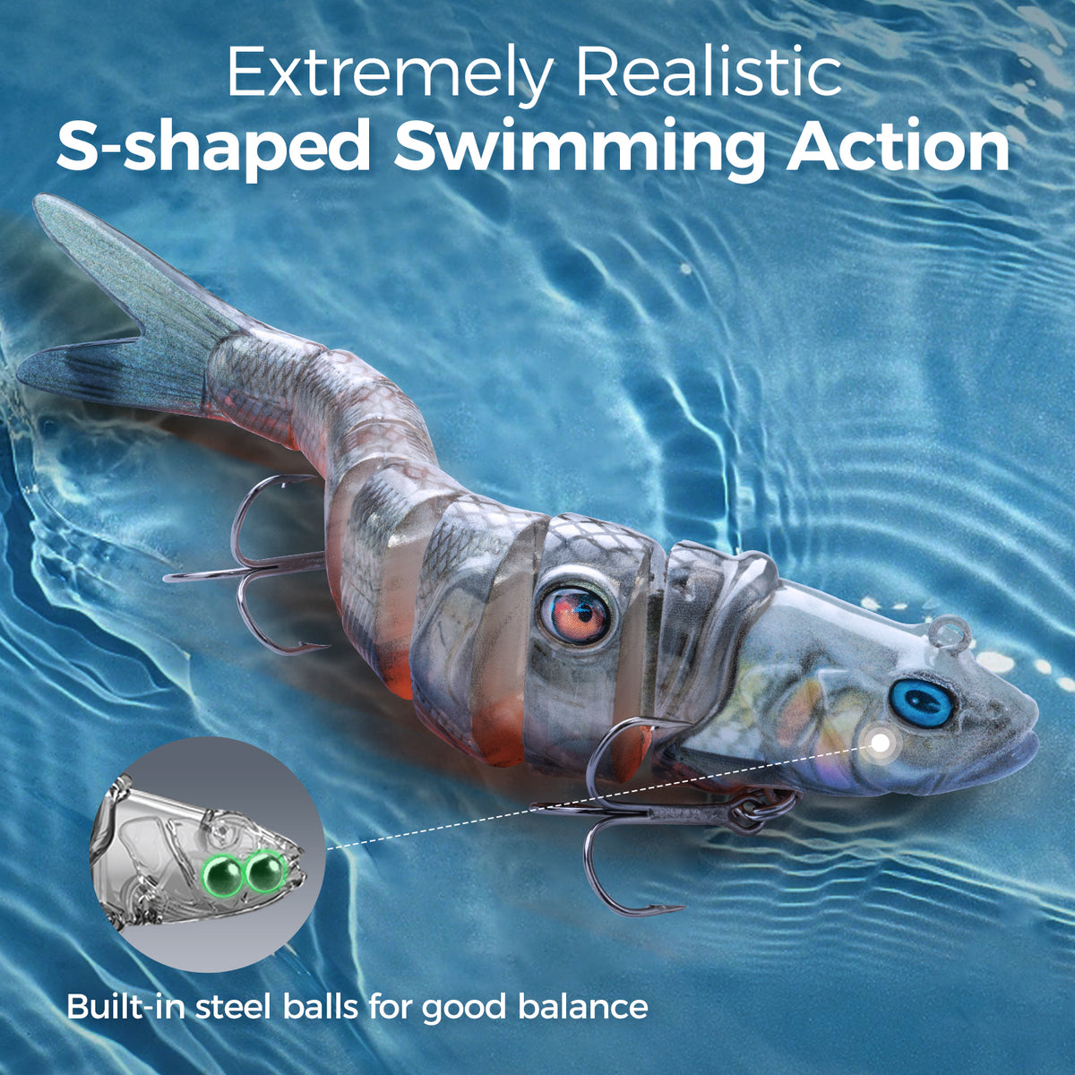 HANDING M1 8-Segment Swimbait | Fishing Lure