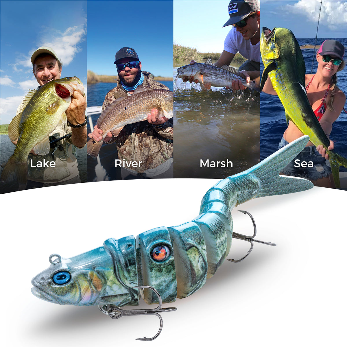 HANDING M1 8-Segment Swimbait | Fishing Lure